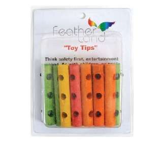 CAITEC | 4-Inch Wood Dowels Bird Toy | Golden Cockatoo